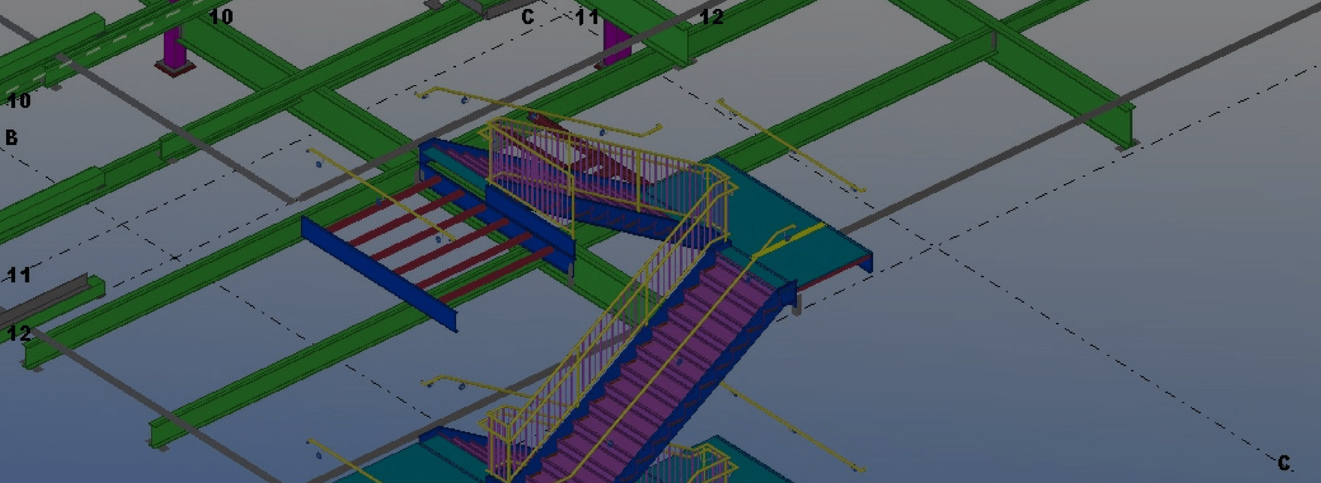 Steel Detailing shop drawings of a Port terminal | Enphy
