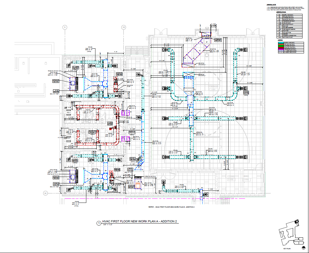 BIM VDC Coordination and Shop Drawings for HVAC Ductwork and Piping | Enphy